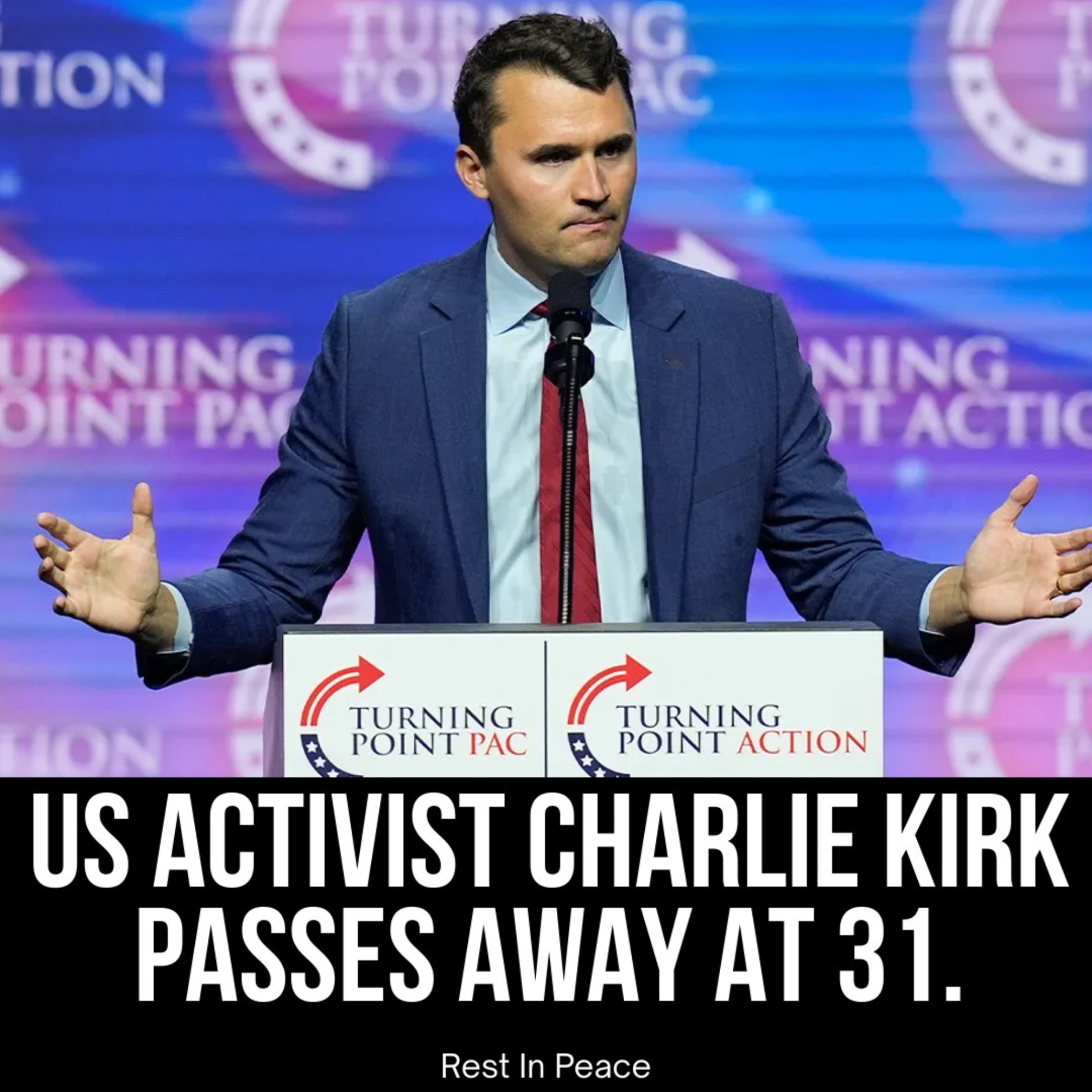 Charlie Kirk (31), conservatieve leider en oprichter van Turning Point ...