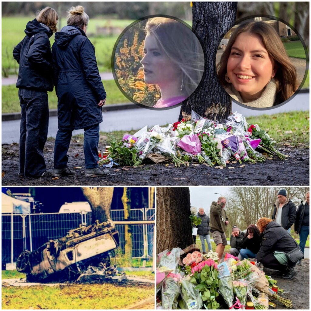 Familie neemt in besloten kring afscheid van overleden Mara (21) en Doris (20), Twee ...